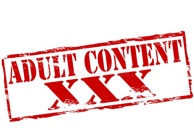 Adult content stock illustration. Illustration of concept - 109013230