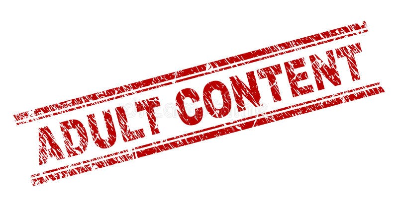 Grunge Textured ADULT CONTENT Stamp Seal Stock Vector - Illustration of ...