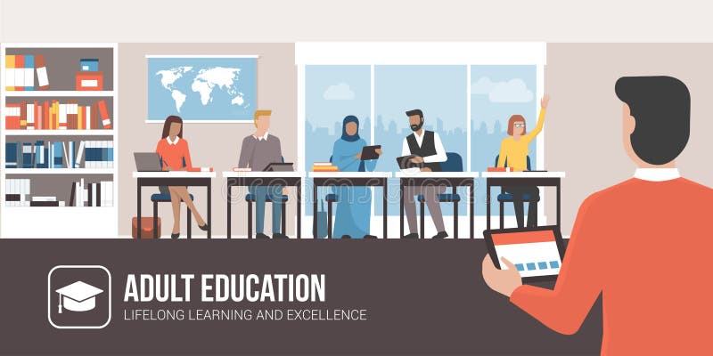 Adult Learning Stock Illustrations – 25,995 Adult Learning Stock ...