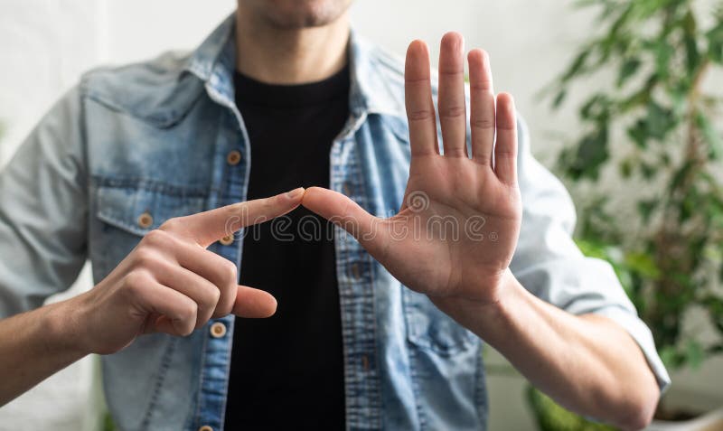 Adult Learning Sign Language for Deaf Disabled Stock Photo - Image of ... Adult Learning Sign Language for Deaf Disabled Stock Photo - Image of ...