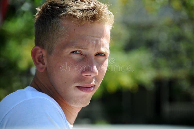 Boy - Tough Face stock photo. Image of tough, reflect, facial - 982980