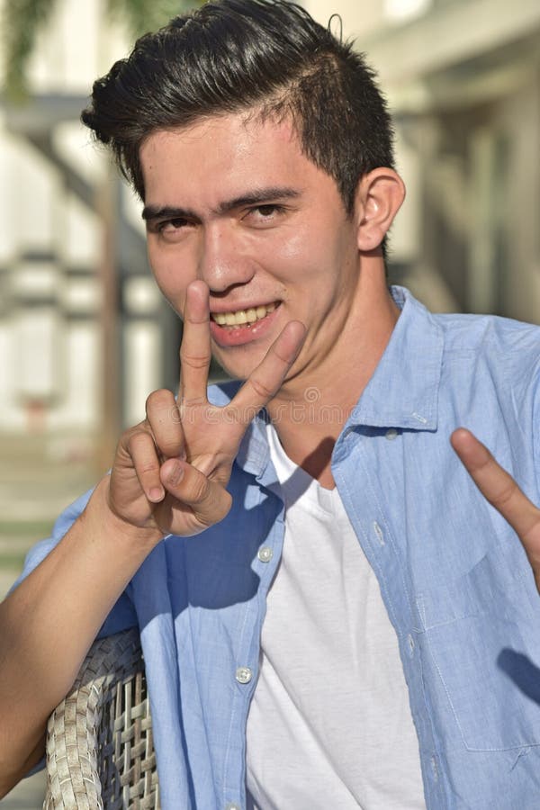 Adult Male Having Fun stock photo. Image of male, funny - 146691486