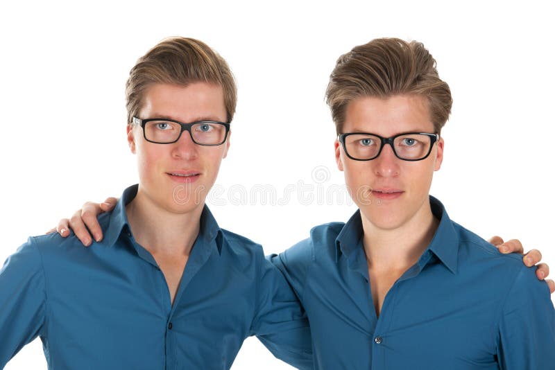 Adult male twins stock image. Image of brothers, brother - 34432797