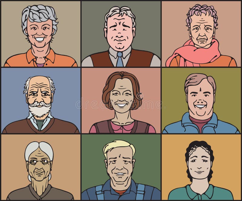 Adult people stock vector. Illustration of dress, brunet - 22416397