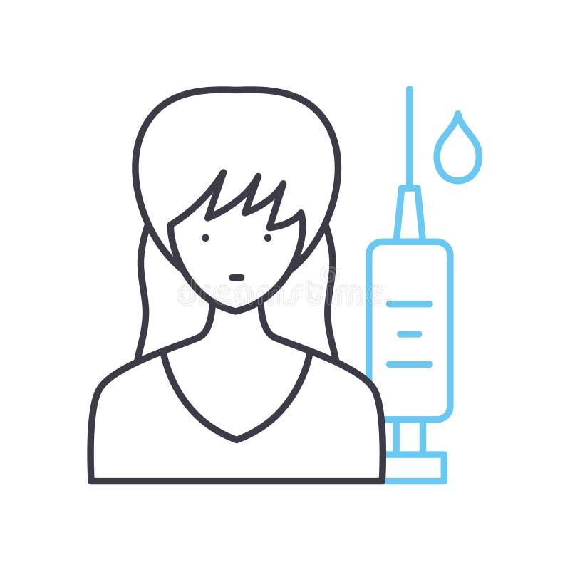 For Adults Line Icon Outline Symbol Vector Illustration Concept Sign