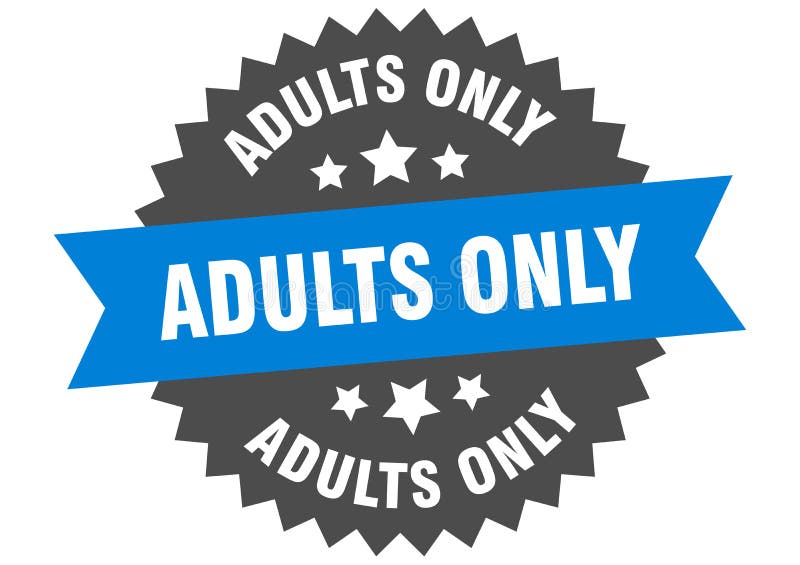 Adults only sign stock illustration. Illustration of icon - 19268689