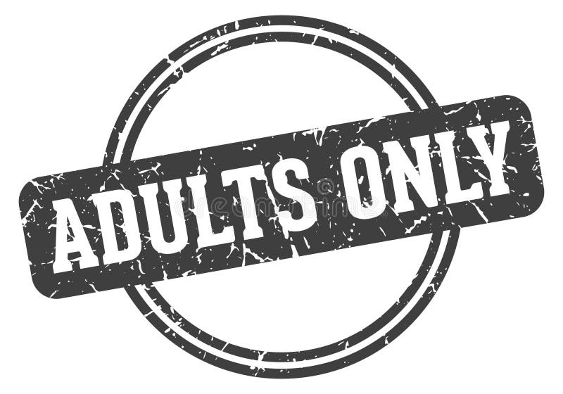 Adults only stamp stock vector. Illustration of rubber - 347742079