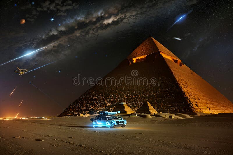 Advance Civilization in Egypt Stock Illustration - Illustration of ...