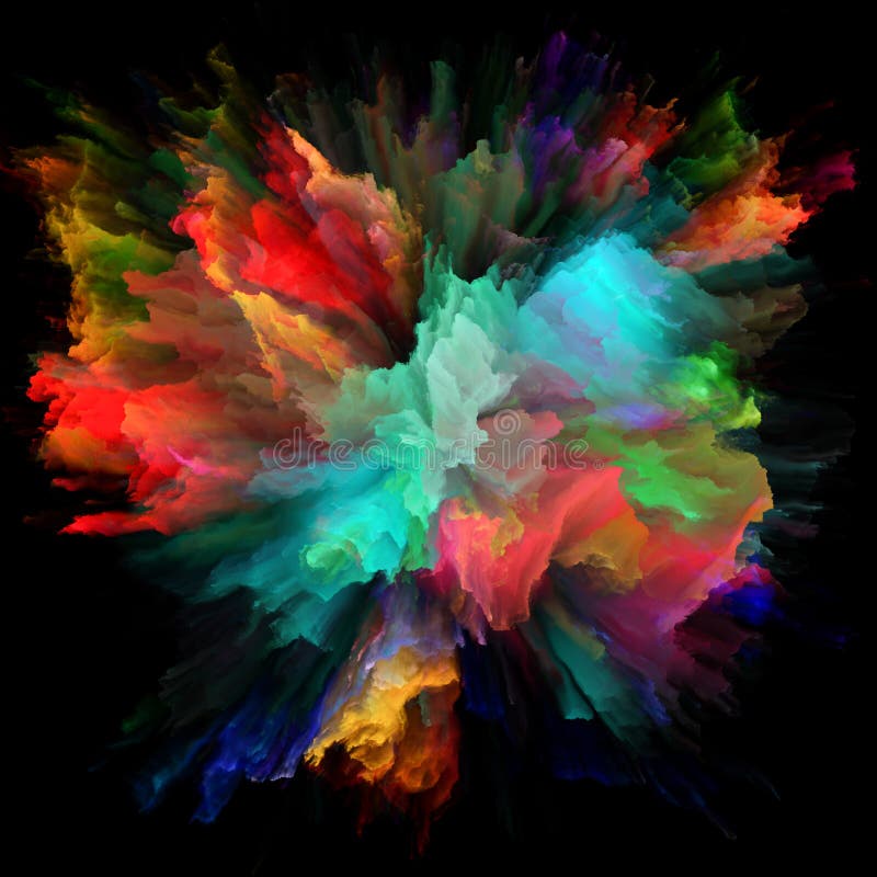 Advance of Color stock photo. Image of fractal, abstract - 36480460