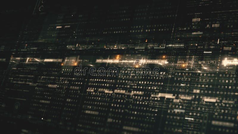 Data Matrix Nexus Advanced Simulation UI Background Stock Photo - Image of data, infographics ...