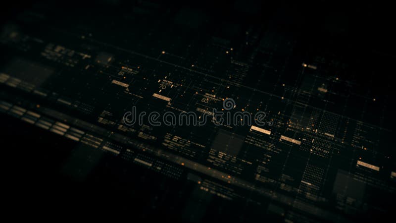 Data Matrix Nexus Advanced Simulation UI Background Stock Photo - Image ...
