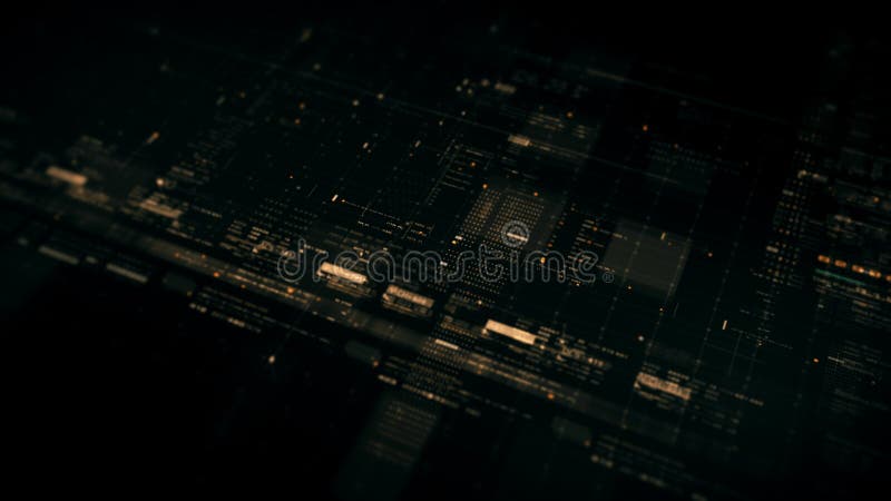 Data Matrix Nexus Advanced Simulation UI Background Stock Photo - Image of data, infographics ...