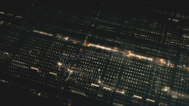 Data Matrix Nexus Advanced Simulation UI Background Stock Photo - Image ...