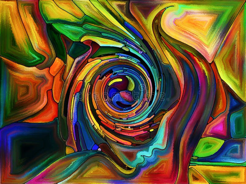 Advance of Fragmentation stock illustration. Illustration of design ...