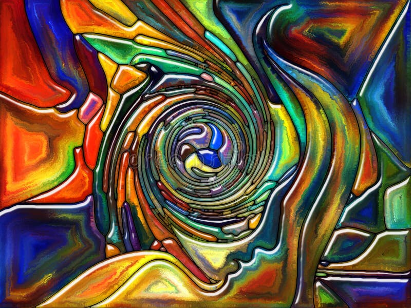 Advance of Fragmentation stock illustration. Illustration of design ...