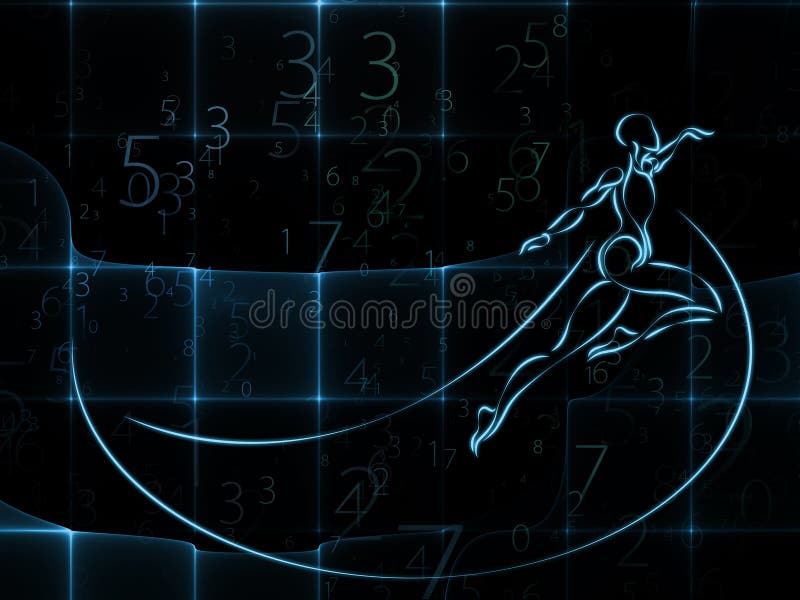 Advance of Geometry stock illustration. Illustration of figure - 43365295