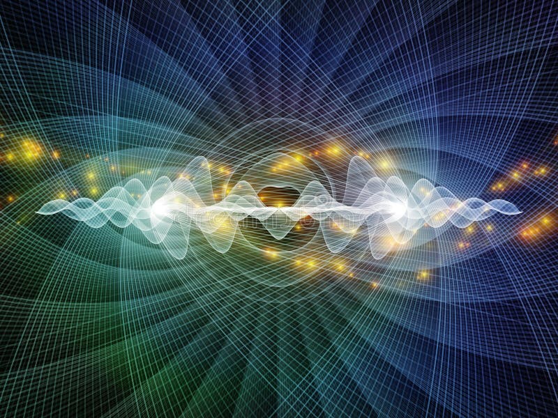 Advance of Light Waves stock illustration. Illustration of light - 56830937