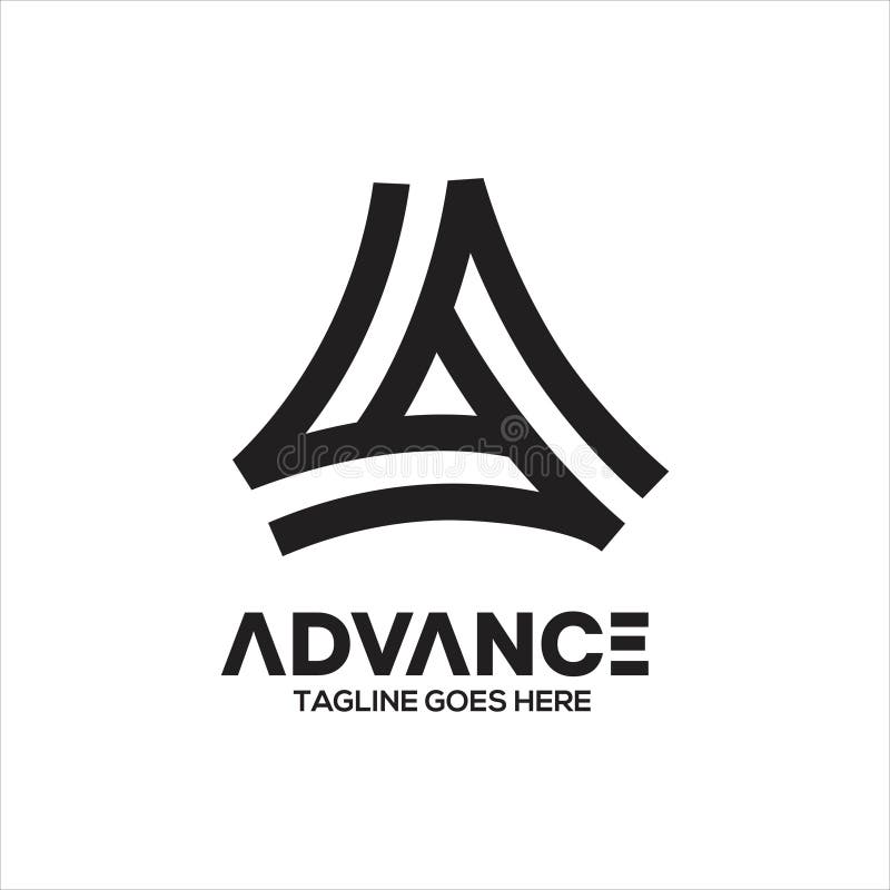 Advance Logo Symbol stock vector. Illustration of elements - 126012509