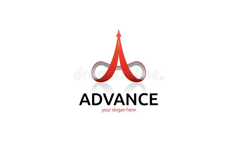 Advance Logo Symbol stock vector. Illustration of elements - 126012509