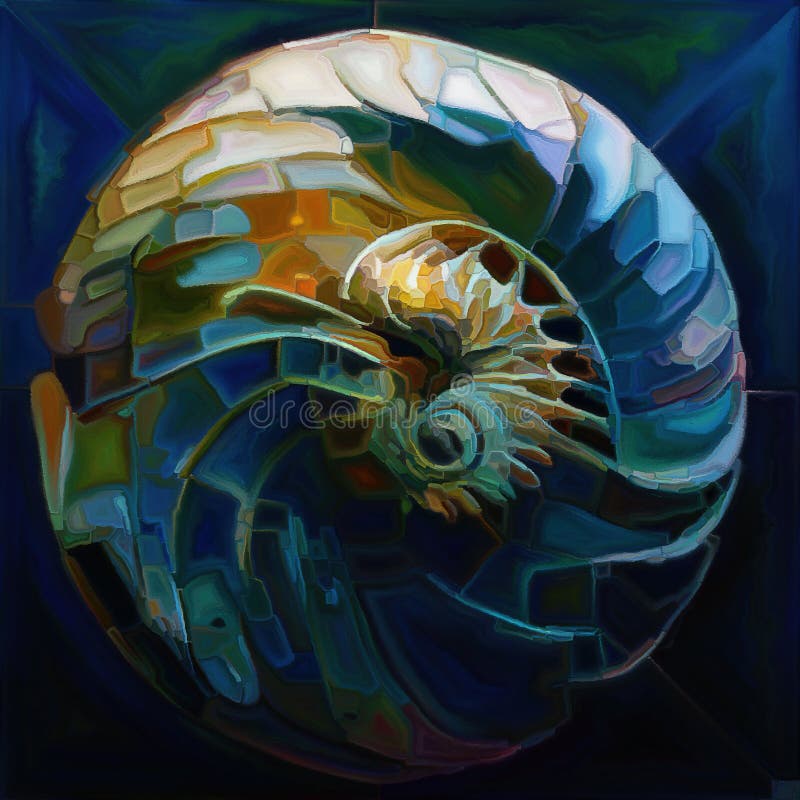 Advance of Nautilus stock illustration. Illustration of glass - 275217770