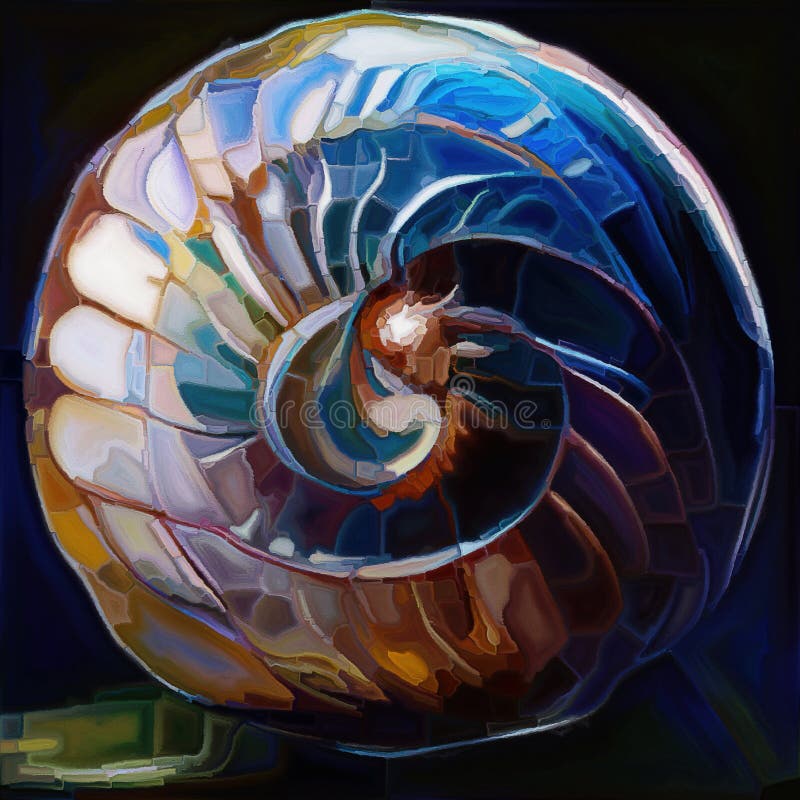Advance of Nautilus stock illustration. Illustration of swirl - 280034399