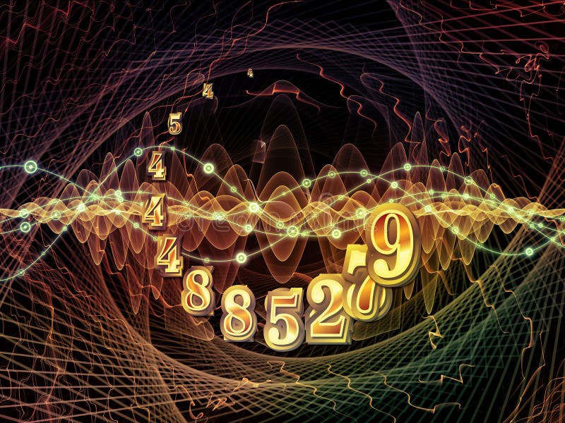Advance of Numbers stock illustration. Illustration of logic - 77462663