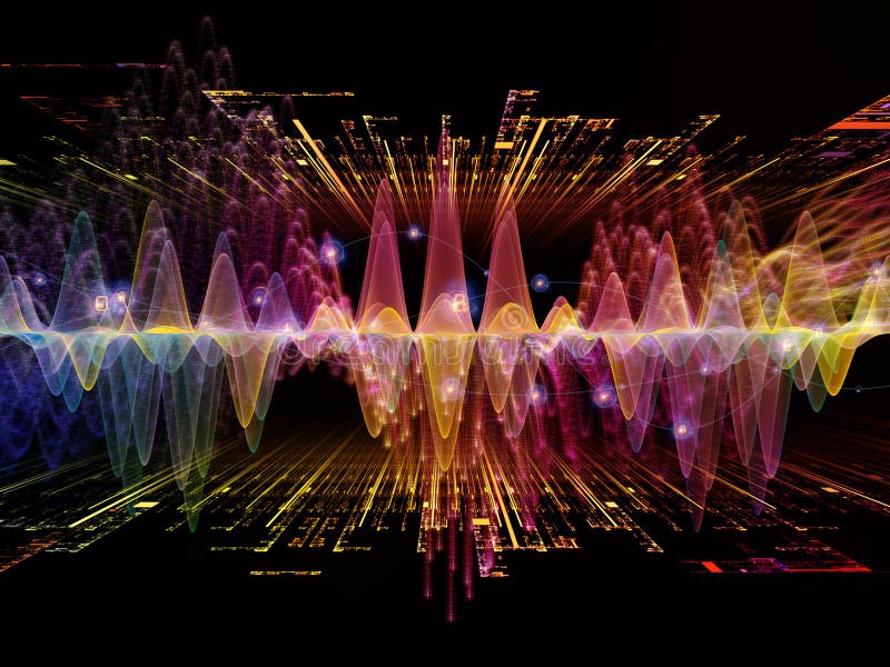 Advance of Oscillation stock illustration. Illustration of composition ...