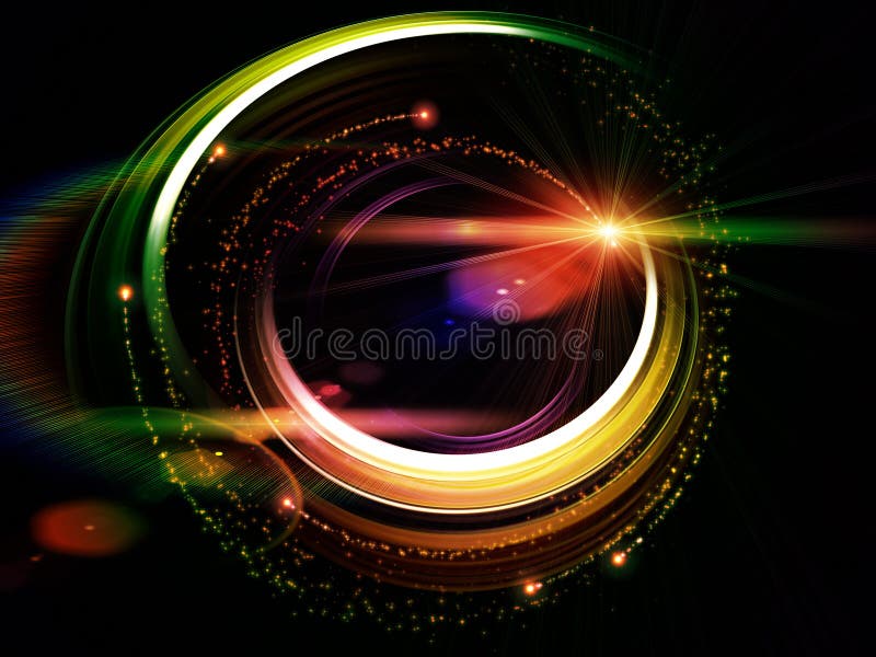 Advance of Technology stock illustration. Illustration of circular ...