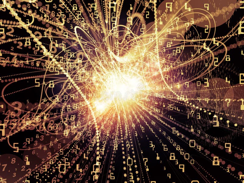 Advance of Wave Particle stock illustration. Illustration of idea ...