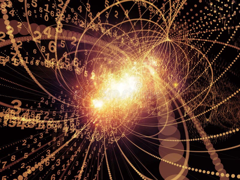 Advance of Wave Particle stock illustration. Illustration of ...