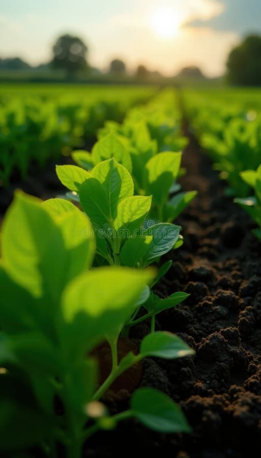 Advanced Agricultural Technology Being Tested in a Field, Testing ...