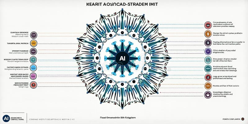 Advanced Ai Algorithm Visualized Data Driven Insights Stock