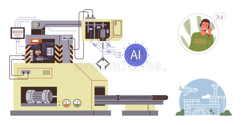 Logistics Machine Operator Stock Illustrations – 1,403 Logistics ...