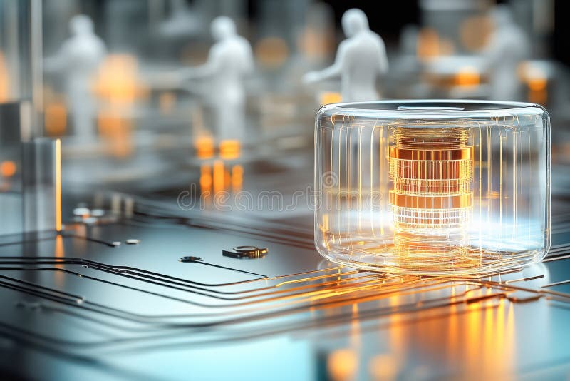 Advanced AI Quantum Manufacturing Industry Agentic Robotics Stock ...