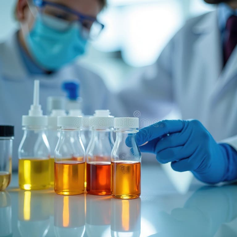 Advanced AIPowered Urinary Sample Analysis a Detailed Visual of Medical ...