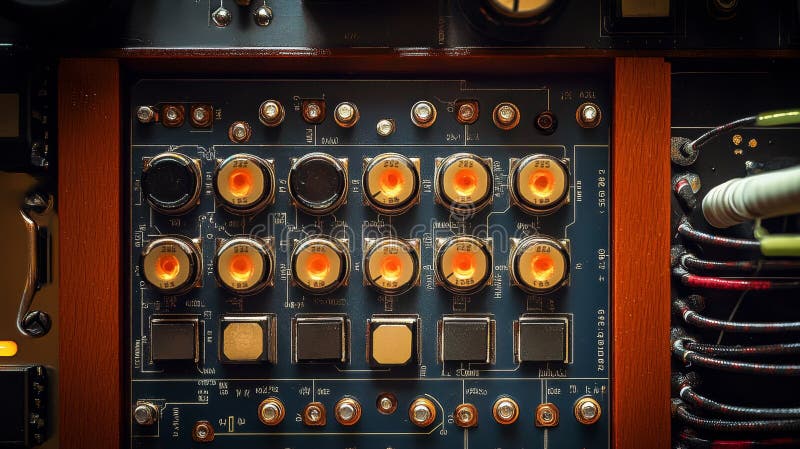 Advanced Analog Signal Processing Comparator Circuit Board Close-Up ...