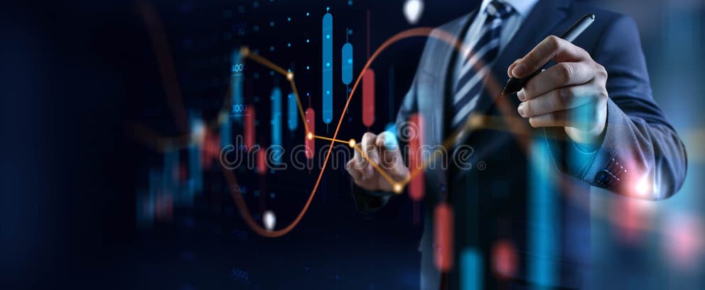 Advanced Analytics and Forecasting in Business Technology Stock Photo ...