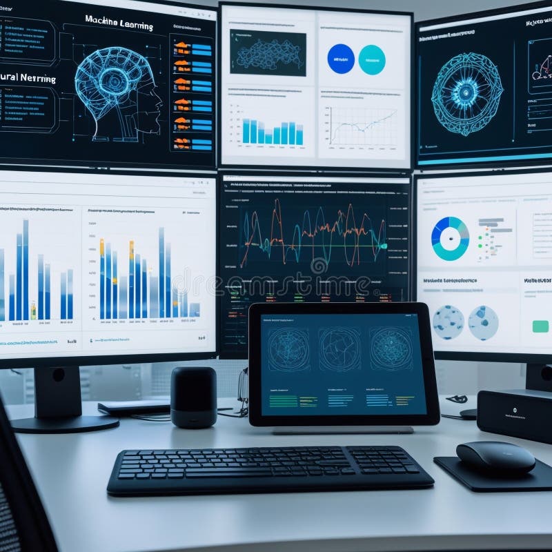 Advanced Analytics Setup Multiple Screens Data Visualization Insights ...