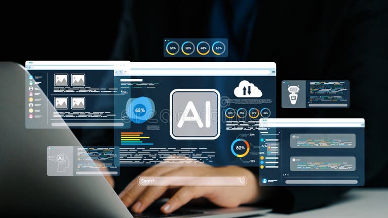 Advanced Artificial Intelligence Analysis on a Modern Laptop with Multiple User Interfaces ...