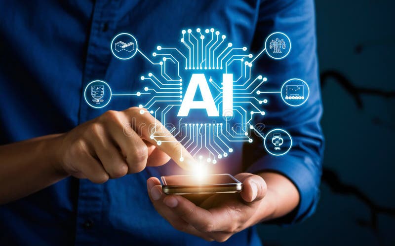 Advanced Artificial Intelligence Concept: Futuristic Digital Brain ... Advanced Artificial Intelligence Concept: Futuristic Digital Brain ...