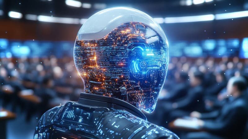 Advanced Artificial Intelligence Displays Futuristic Design in ...