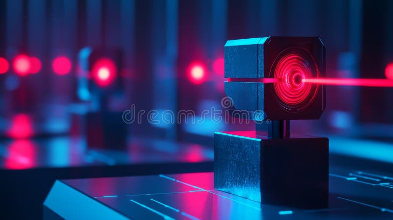 Advanced Artificial Intelligence System with Laser Technology Stock ...