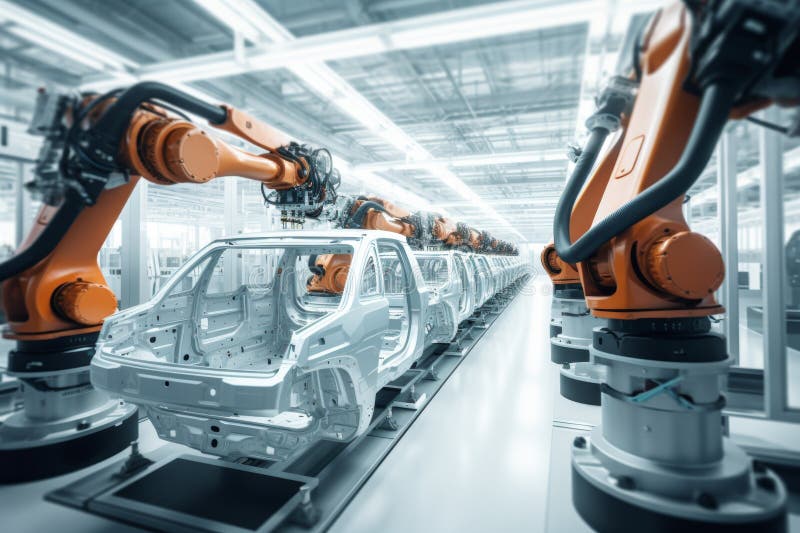 An Advanced Assembly Line Operates with Robotic Manipulators ...