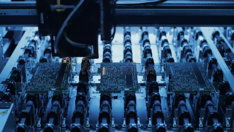 Advanced Assembly Process in a High-tech Electronics Manufacturing ...