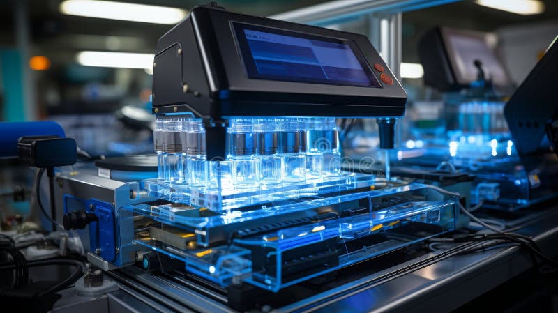 Advanced Assembly Process of White Digital Tablets in a High-tech ...