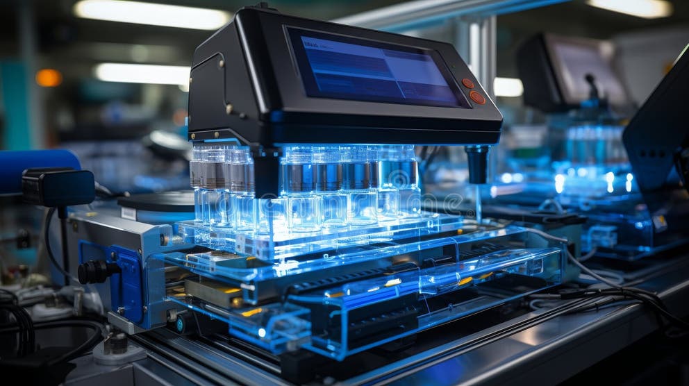 Advanced Assembly Process of White Digital Tablets in a High-tech ...