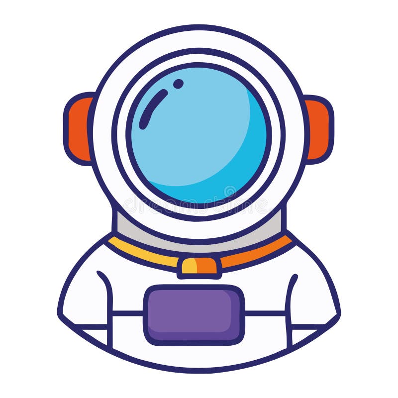 Advanced Astronaut Suit Space Icon Stock Vector - Illustration of white ...