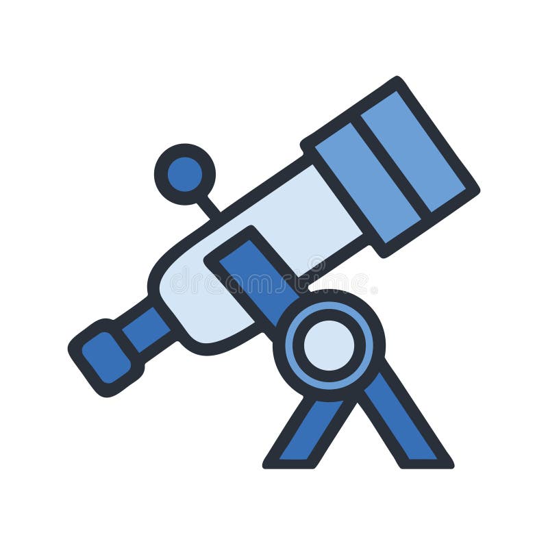 Advanced Astronomy Telescope Icon Stock Vector - Illustration of technology, galaxy: 359287435