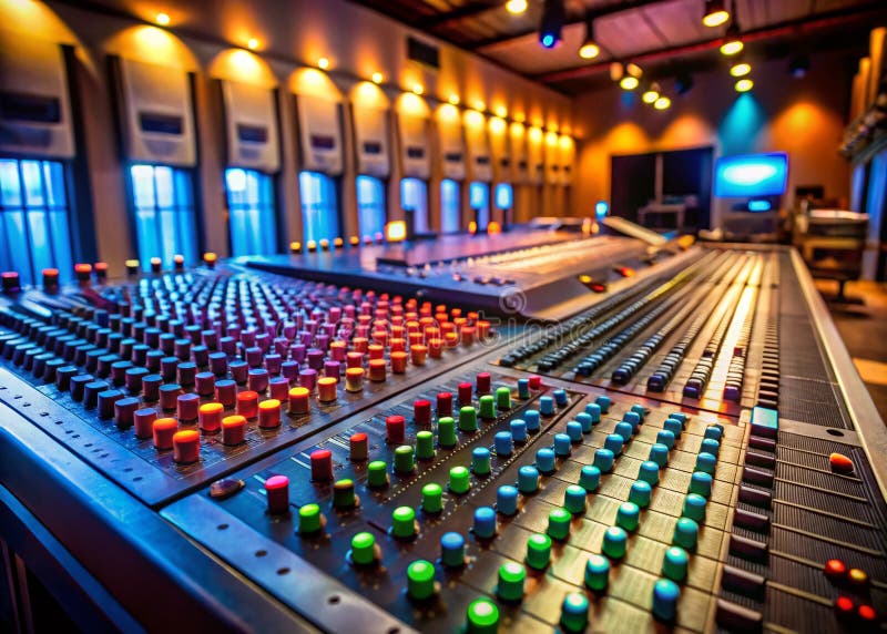 Advanced Audio Mixing Console for Professional Recording Studios ...