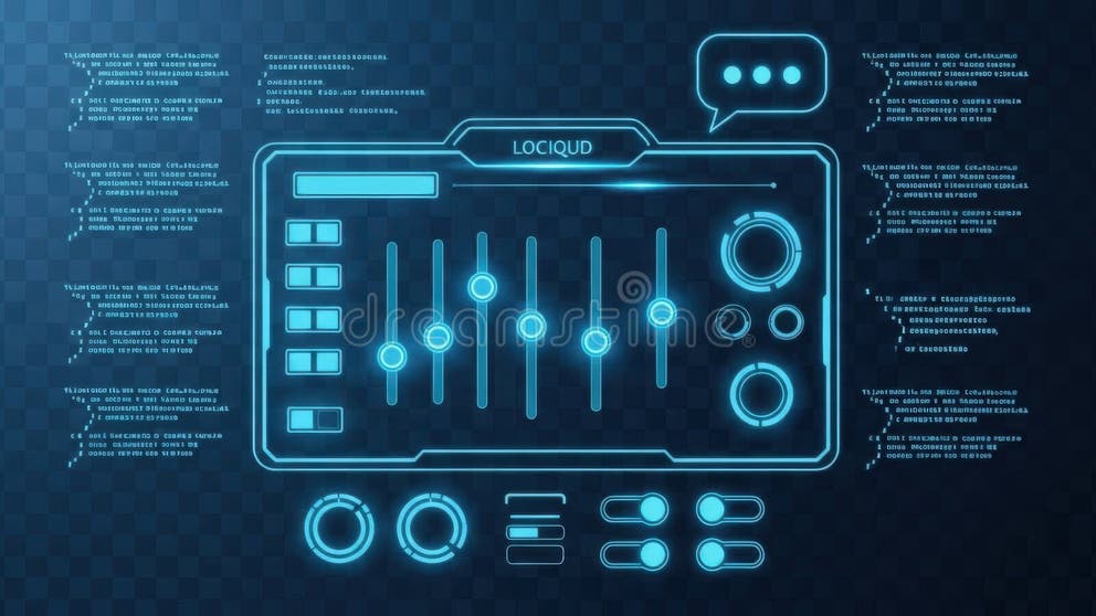 Audio Mixing Interface Stock Illustrations – 4,262 Audio Mixing ...